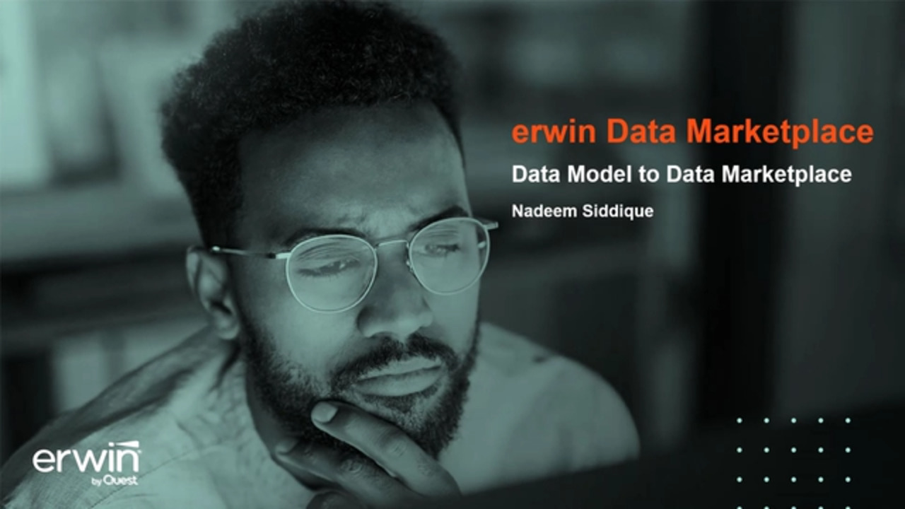 Data Model to erwin Data Marketplace Quick Tour Video Data Model to erwin Data Marketplace Quick Tour Video